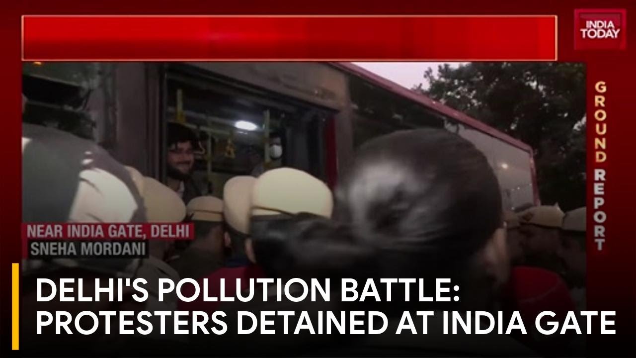 Delhi Chokes, Protesters Detained: Govt Accused Of Fudging Air Quality Data