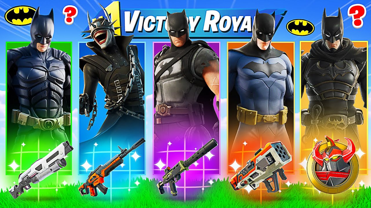 I tried the random Batman challenge in Fortnite!