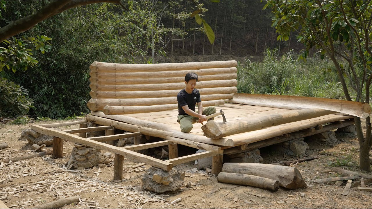 Mountain life: Harvesting, wood splitting & house building