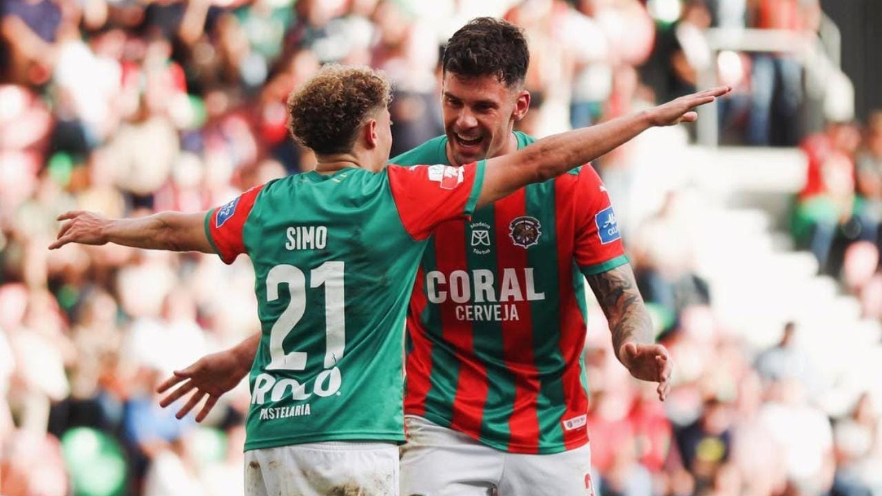 II Liga: Marítimo goleia Lusitânia de Lourosa e reforça liderança