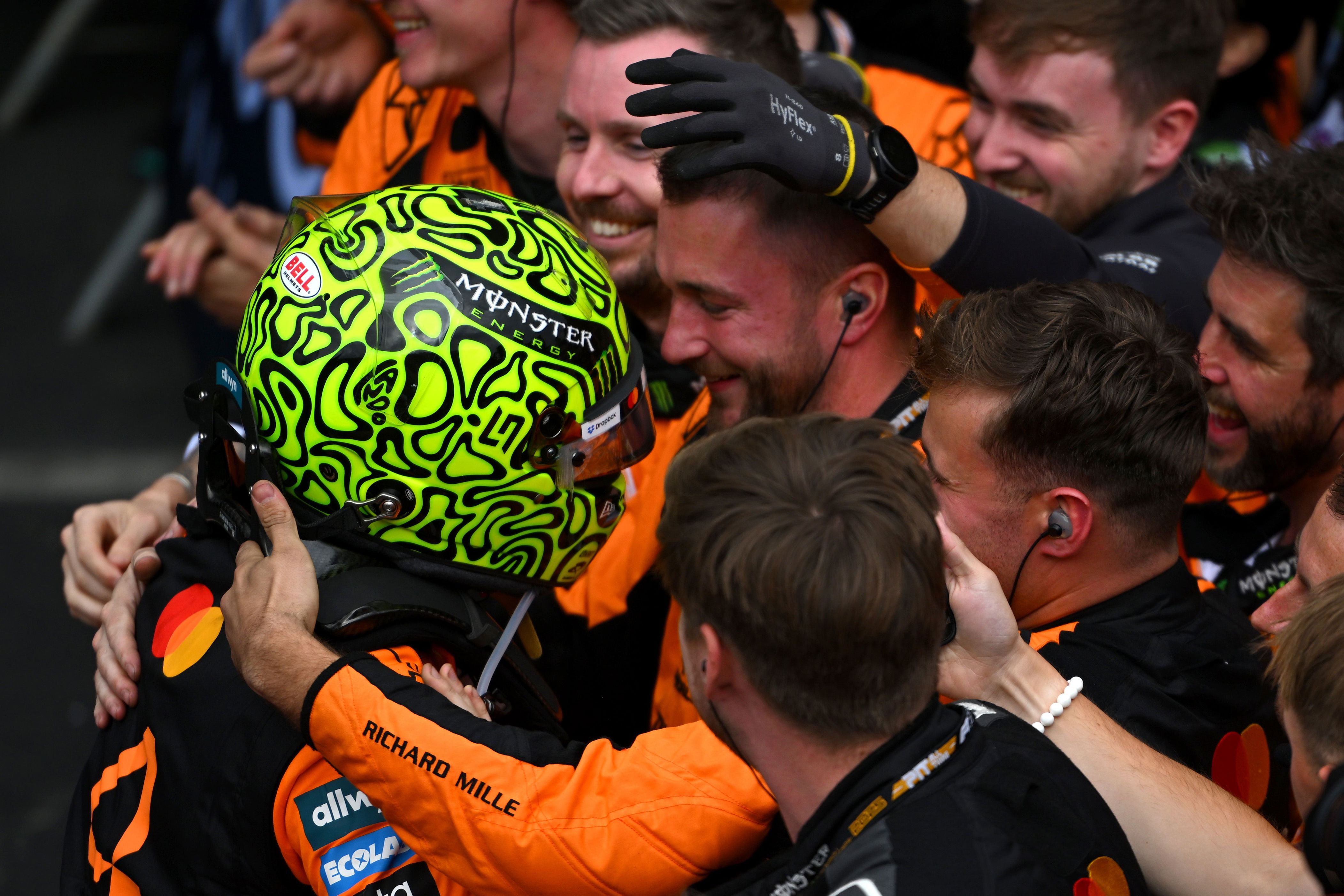 F1 Brazil GP live: Norris extends lead as Verstappen claims podium