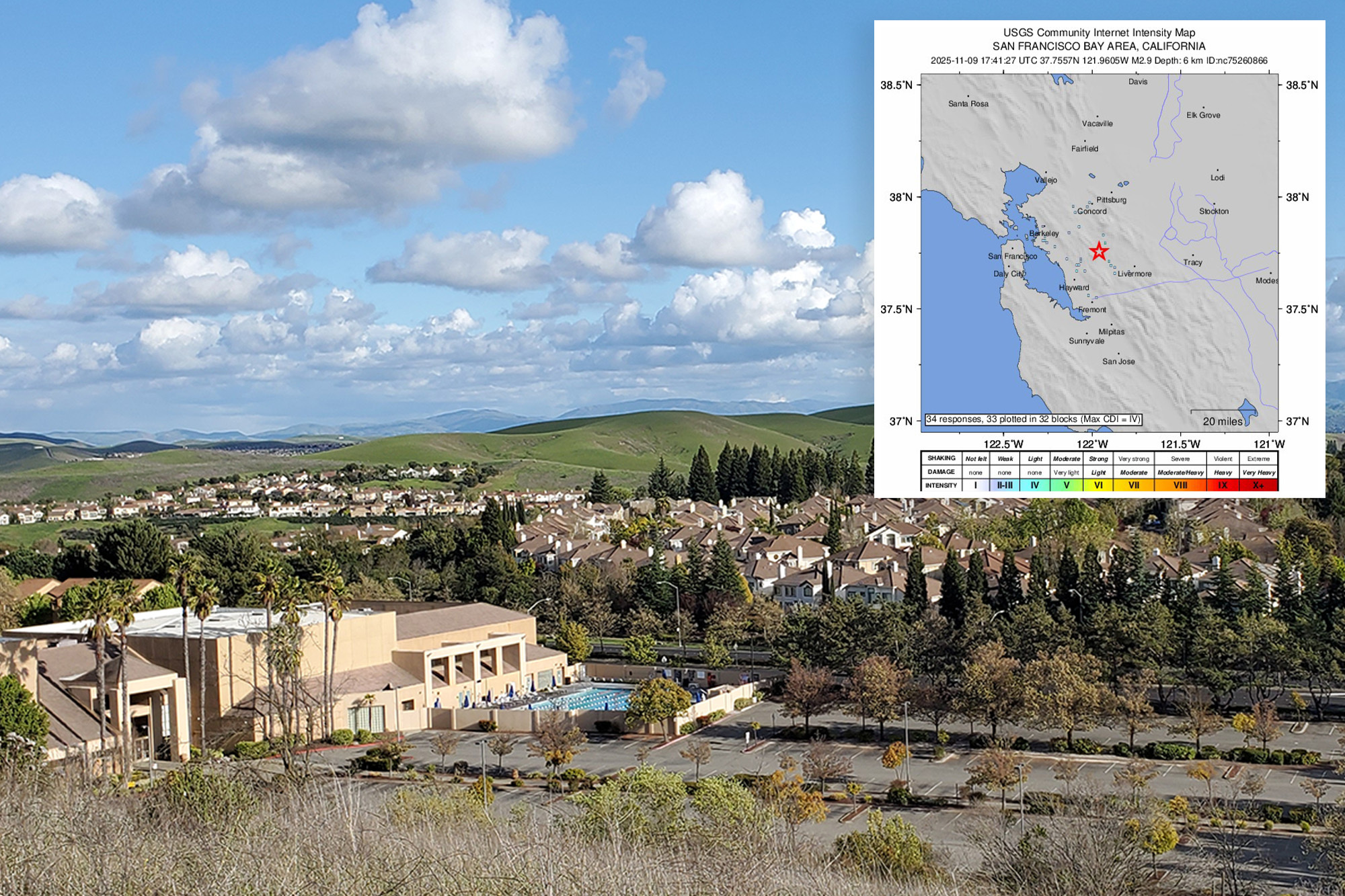 Earthquake swarm hits San Francisco Bay area with back-to-back tremors