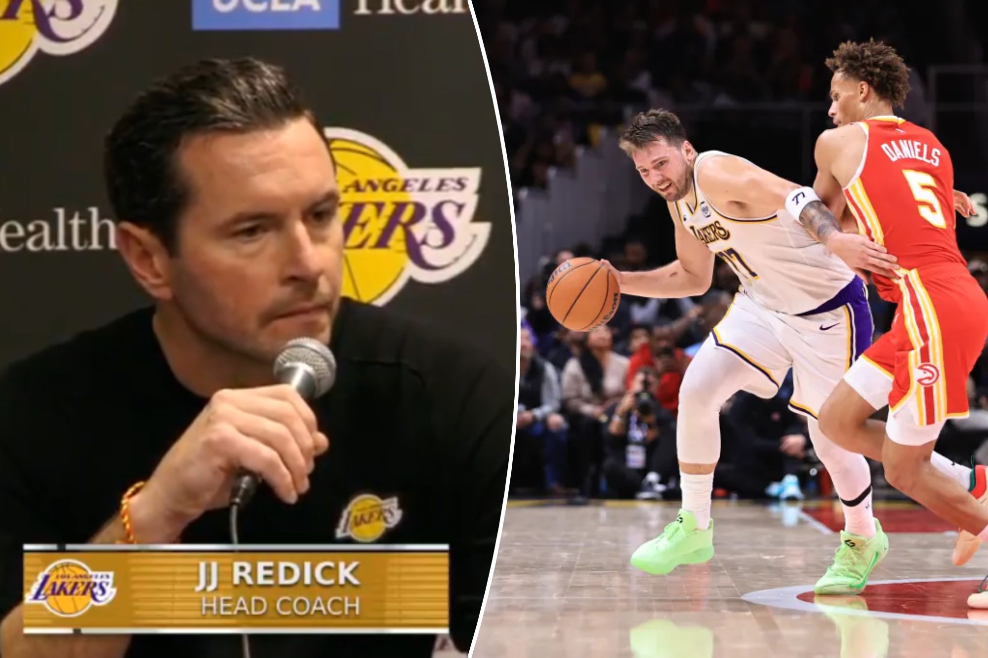 JJ Redick darts out of awkward Lakers press conference after ugly loss