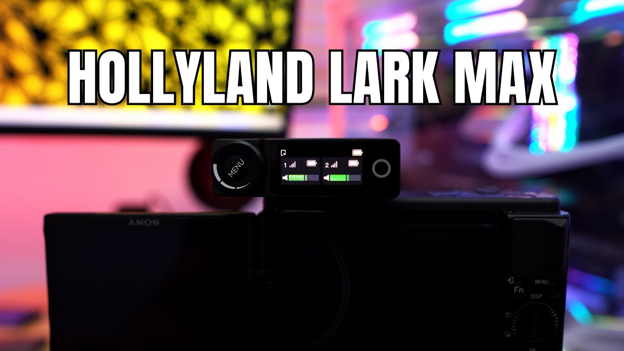 Hollyland Lark Max touchscreen overview