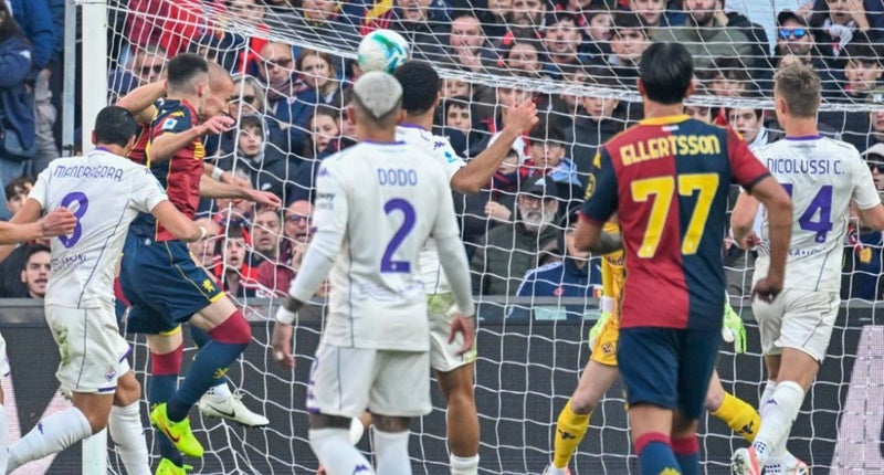 Genoa de Johan Vásquez rescata empate ante Fiorentina en el debut de De ...