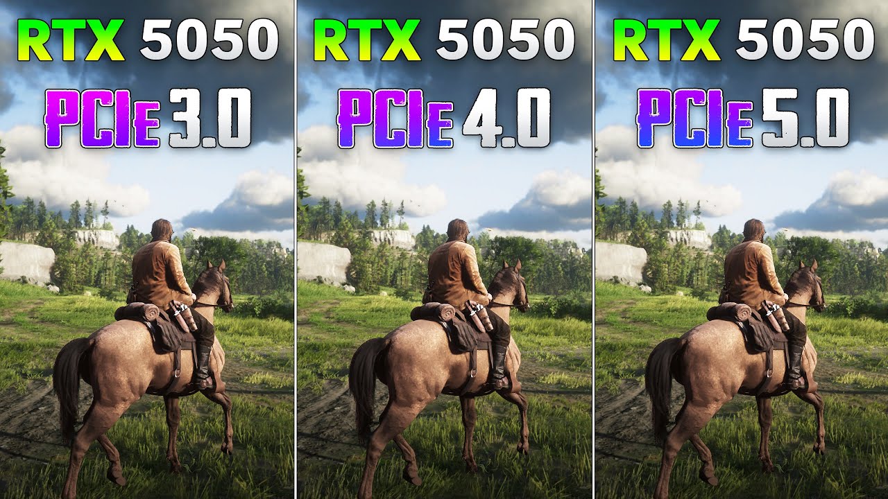 PCIe 3.0 vs PCIe 4.0 vs PCIe 5.0 on RTX 5050 - Is there a difference?