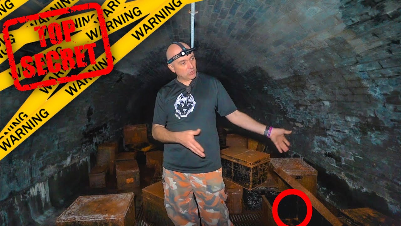 Secret underground bunker hidden in the mountains