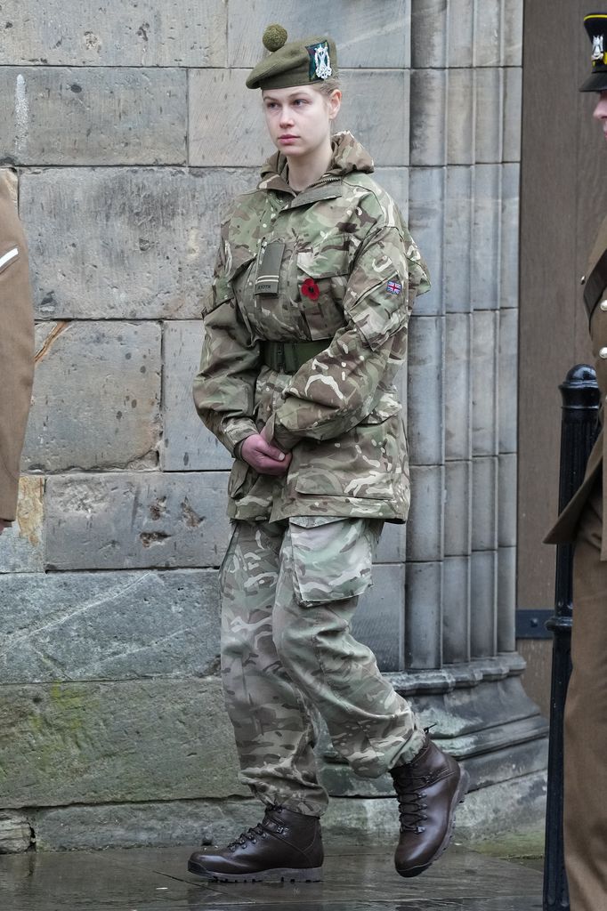 Exclusive: Lady Louise Windsor pictured parading in military uniform ...