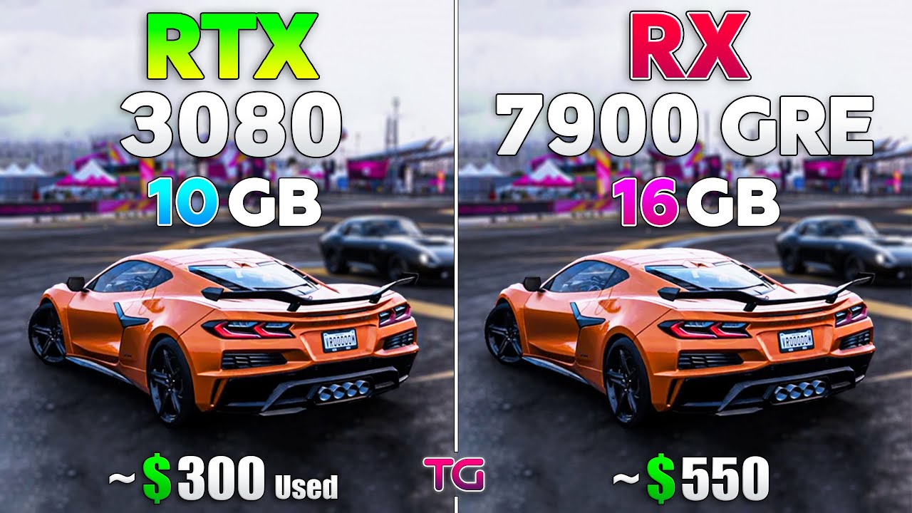 RX 7900 GRE vs RTX 3080 - Test in 10 games l ray tracing
