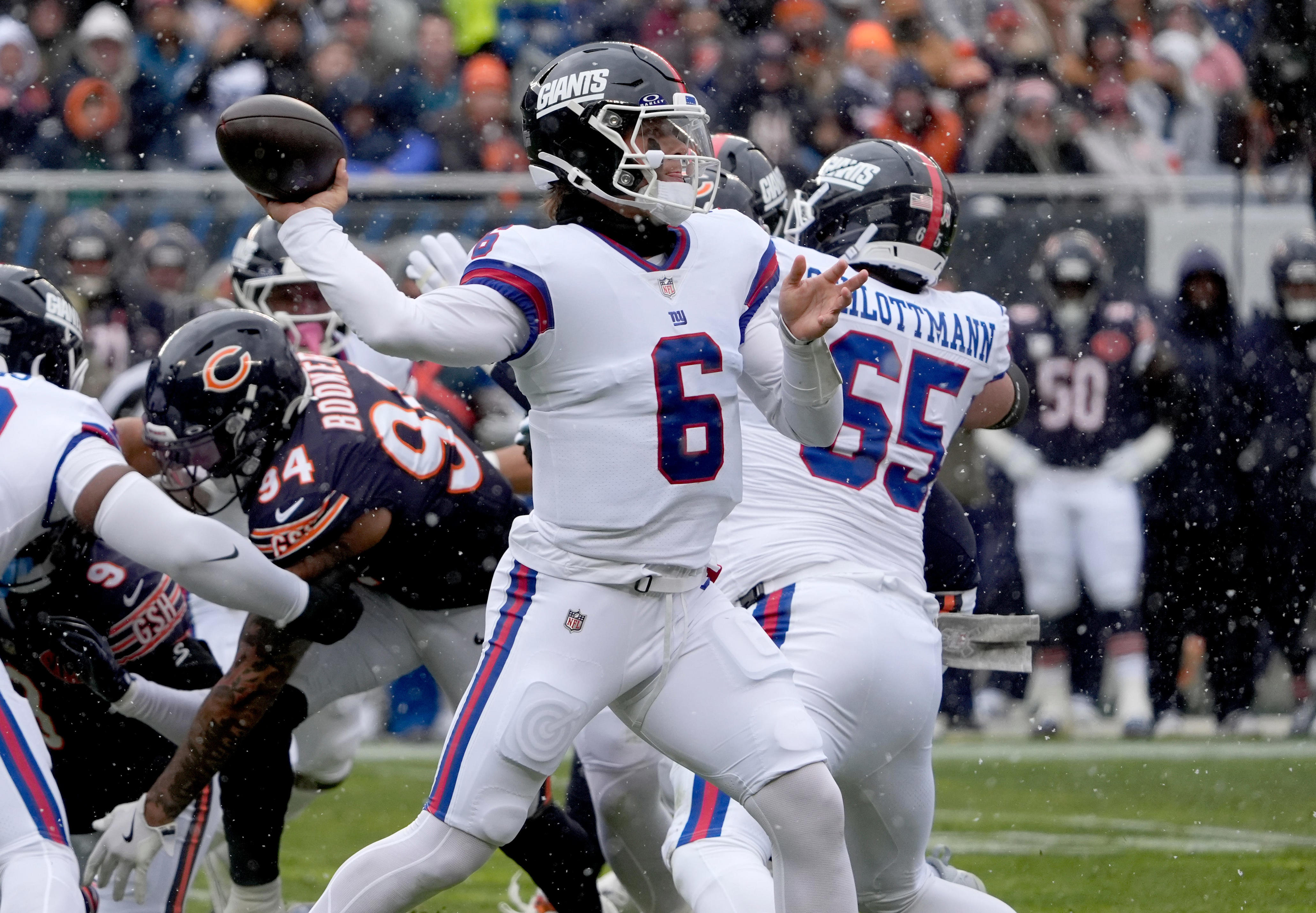 New York Giants optimistic rookie QB Jaxson Dart will return vs ...