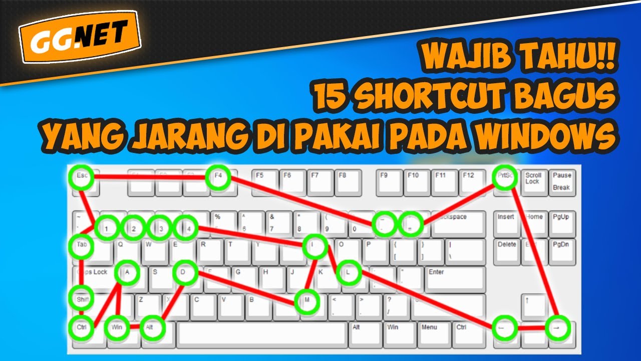 Tutorial Komputer; 15 Shortcut hotkey yang pasti jarang kalian pakai ...