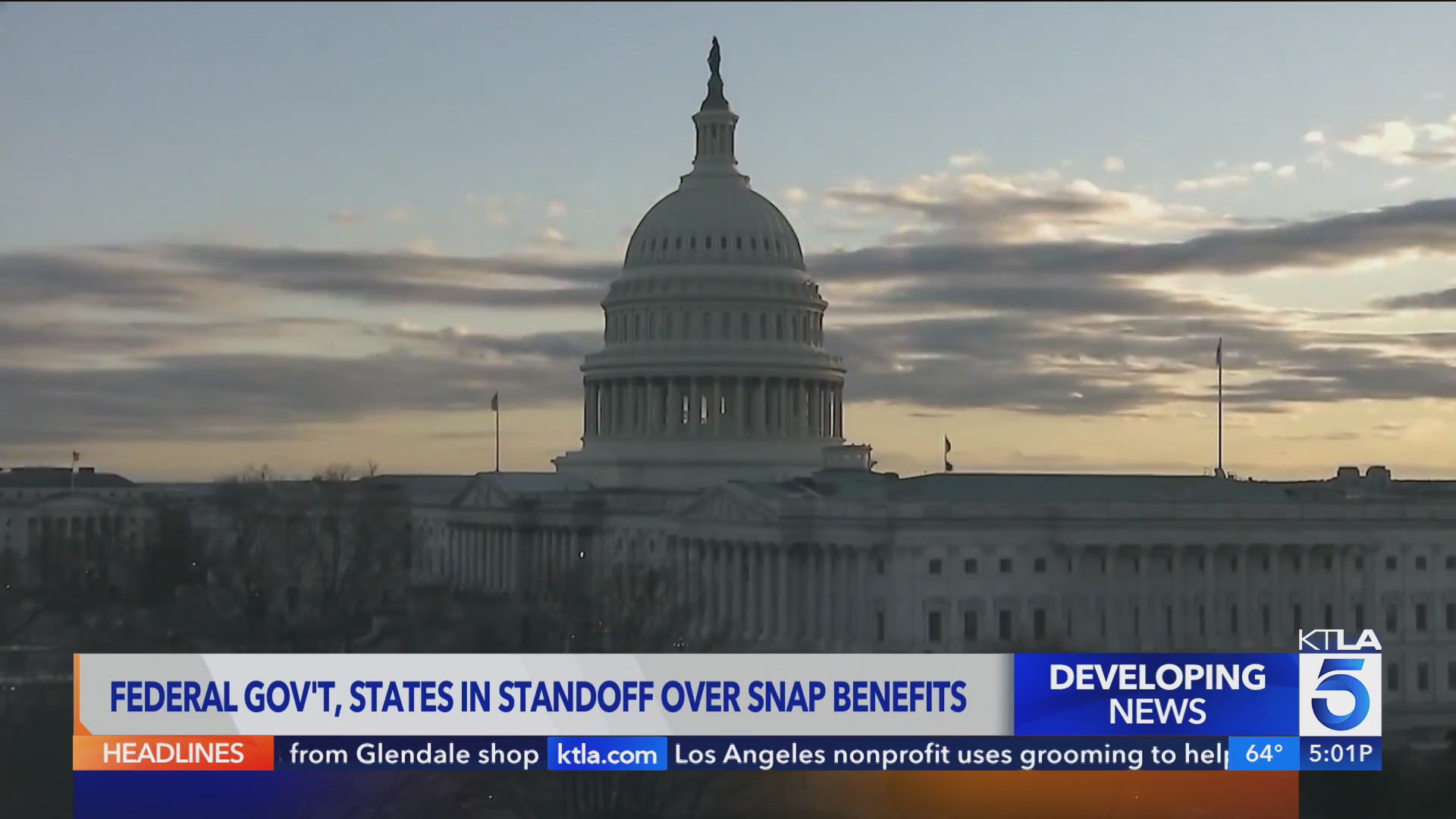 Federal government and states in standoff over SNAP benefits