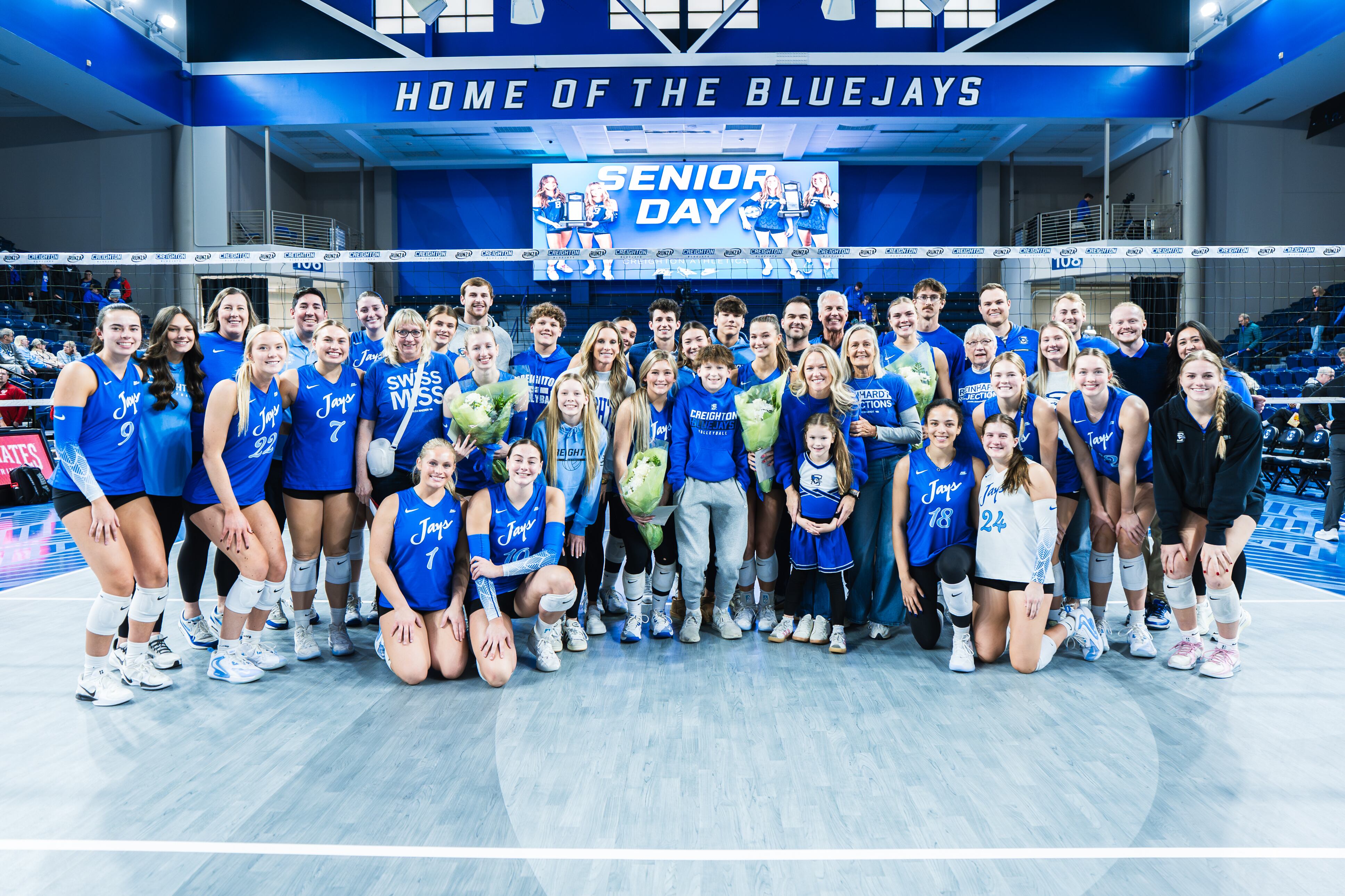 No. 12 Creighton sweeps Georgetown on Senior Day, Wurtz sets aces record