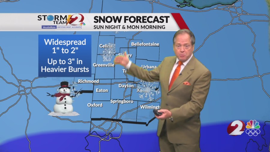Snowy Monday morning commute… How much snow will fall?