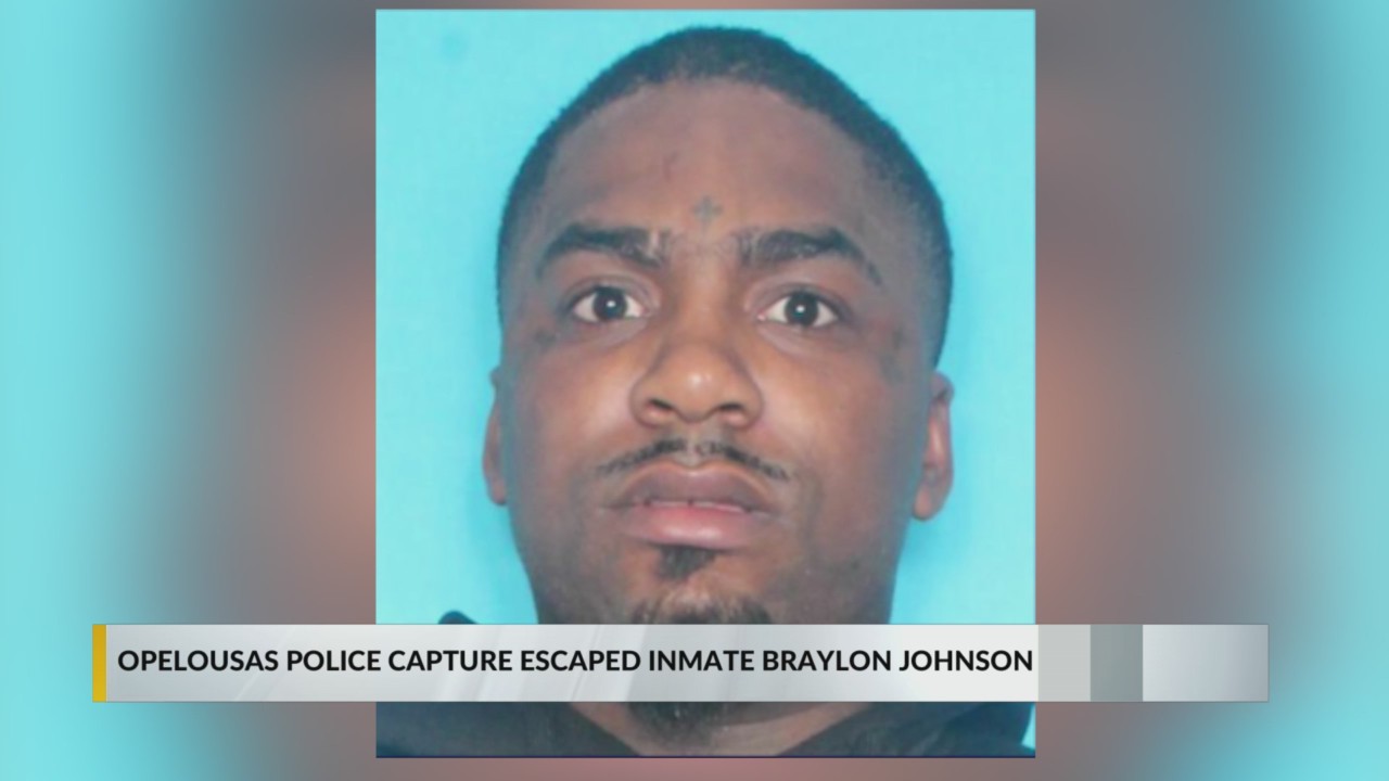 Police capture escaped inmate Braylon Johnson