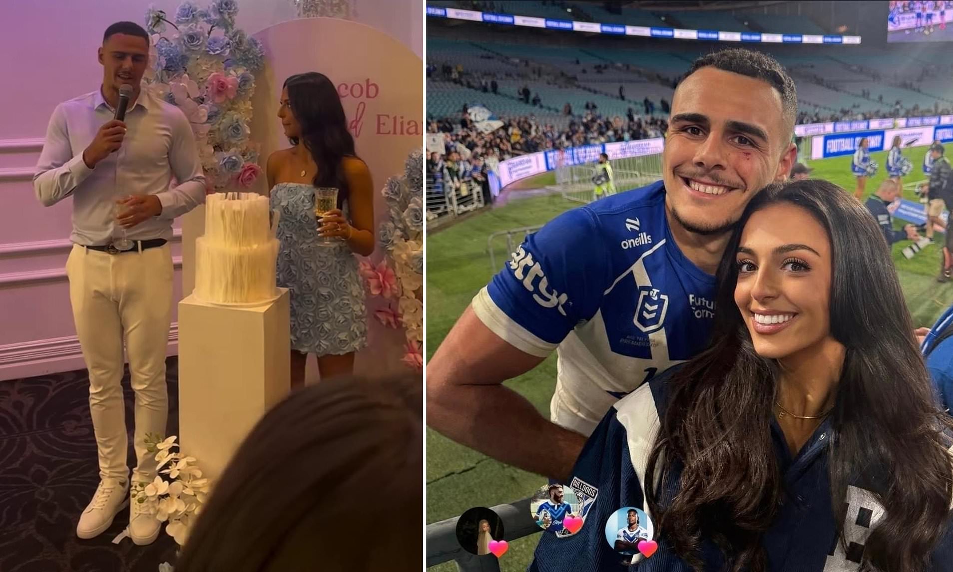 Footy star makes one of the RISKIEST proposals you'll ever see