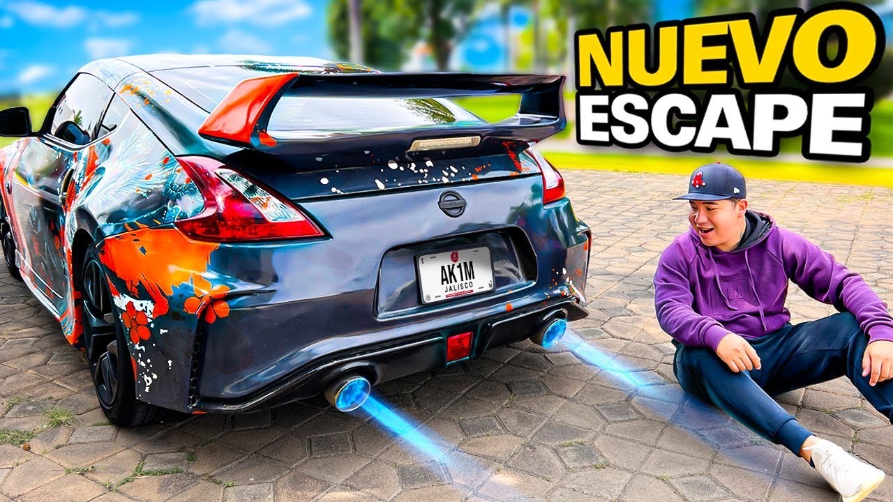 Cambio de escape a Godzuki 370Z *termina mal*