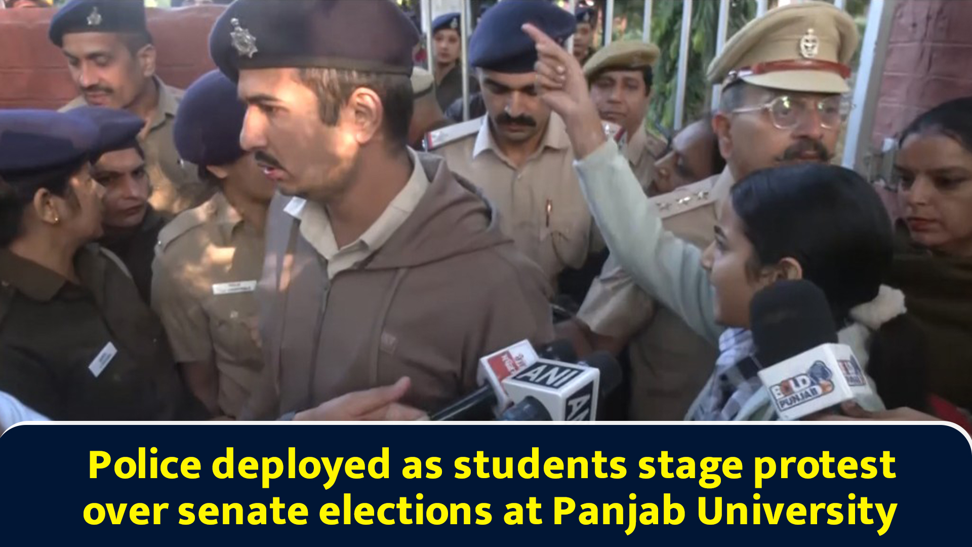 Police deployed as students stage protest over senate elections at ...