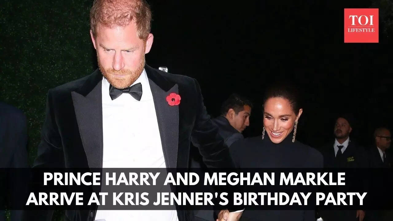 Prince Harry and Meghan Markle channel old Hollywood glam at Kris ...