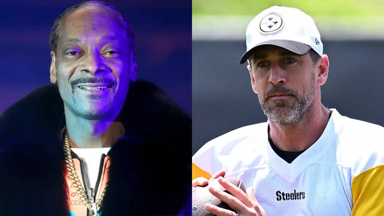 Watch: Snoop Dogg shares heartwarming hug with Aaron Rodgers before ...