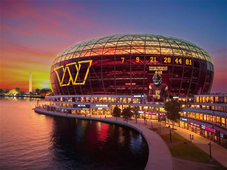 If Trump gets his way, Washington’s new $3.7bn stadium could soon bear ...