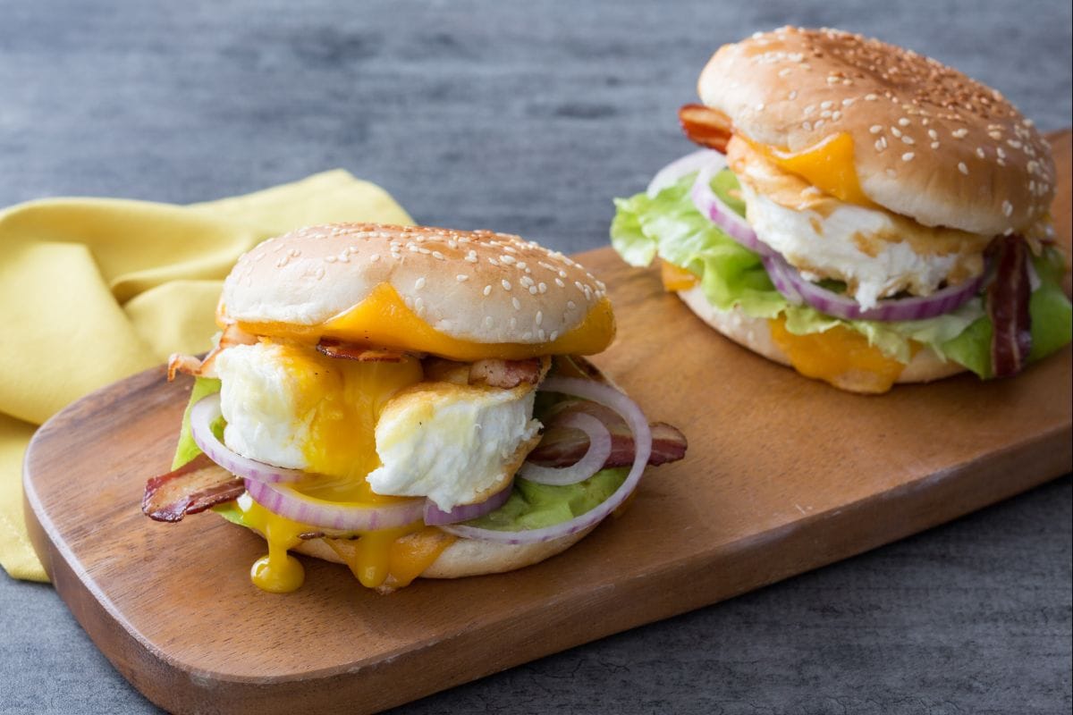 Egg burger