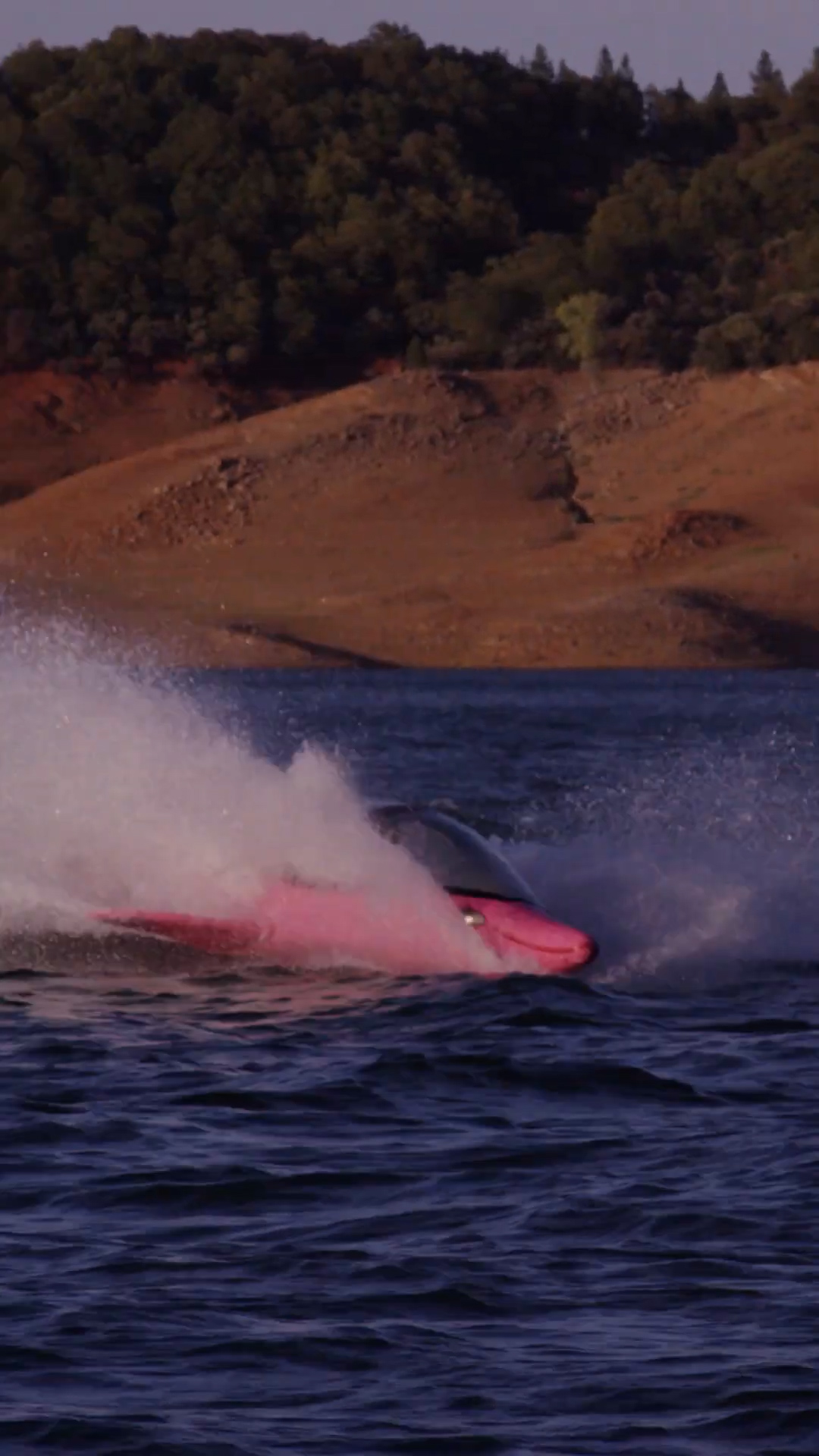 Riding a Robo Dolphin