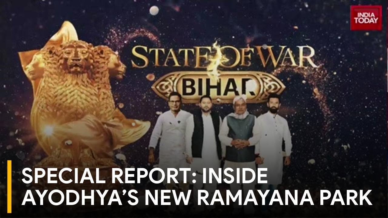 Ayodhya's New Epic: 25-Ft Ravan Statue in Grand Ramayana Park