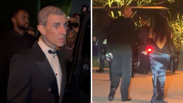 Travis Barker Performs After Running 5K in Santa Monica