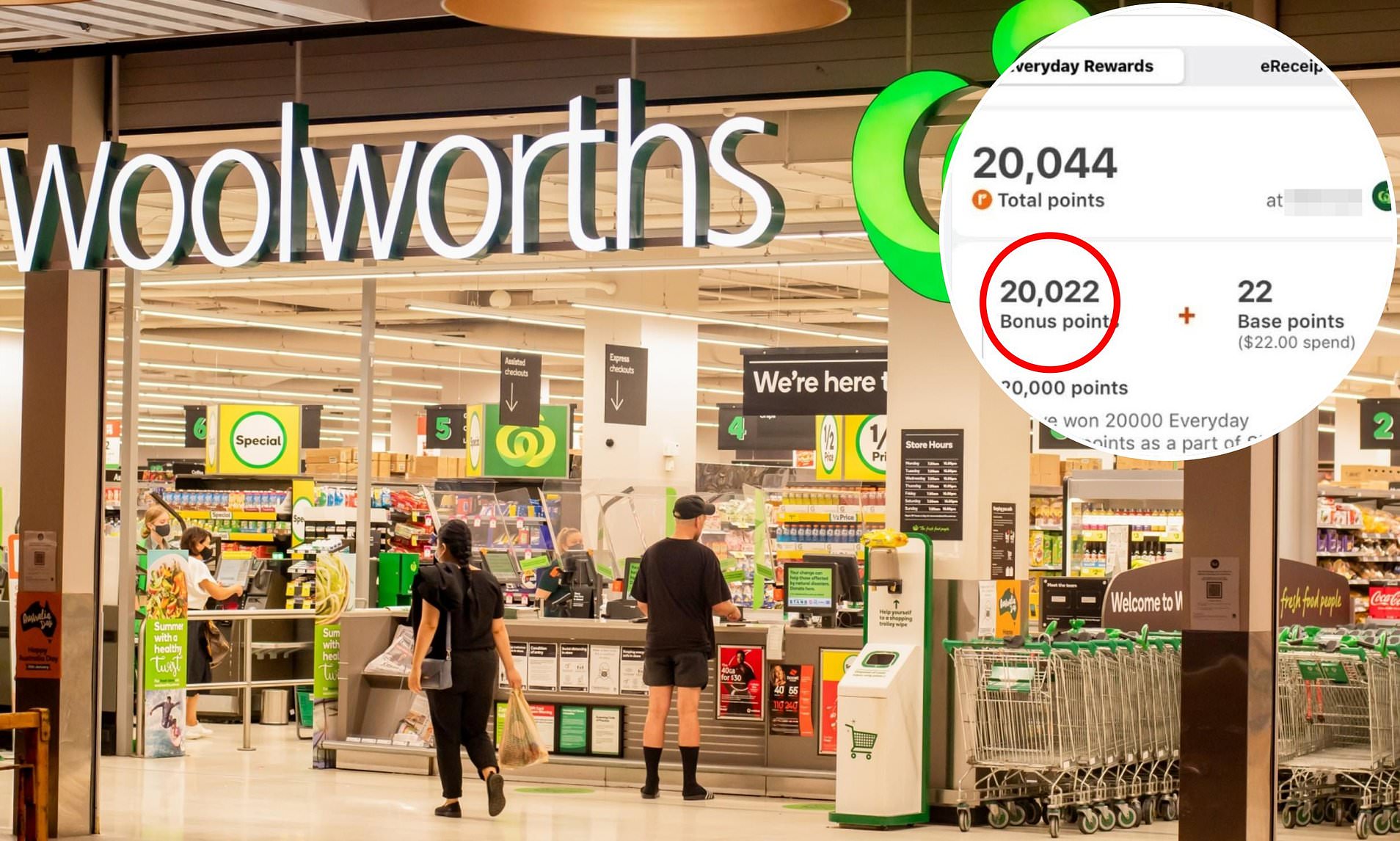 How I scored 20,000 Woolworths Rewards points in one $22 shop - and ...