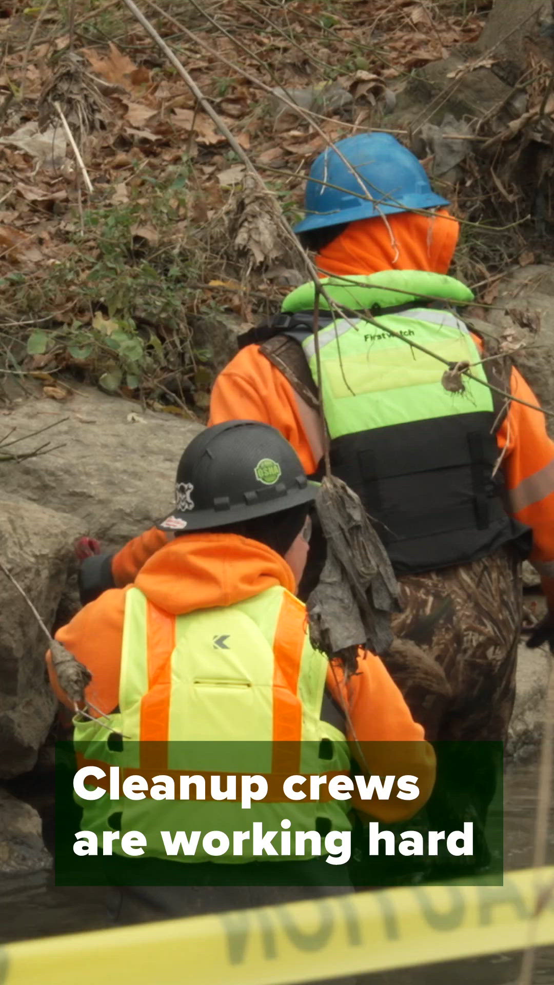 Cleanup crews working hard on waterways affected by the UPS plane crash