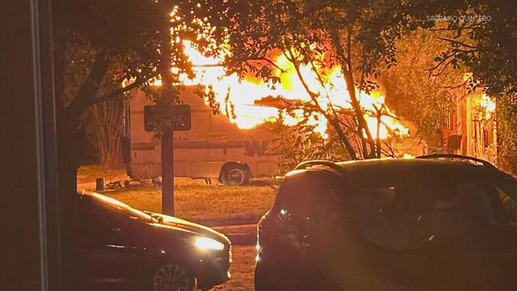 Man arrested in Minnesota in connection to East Dallas RV fire that ...