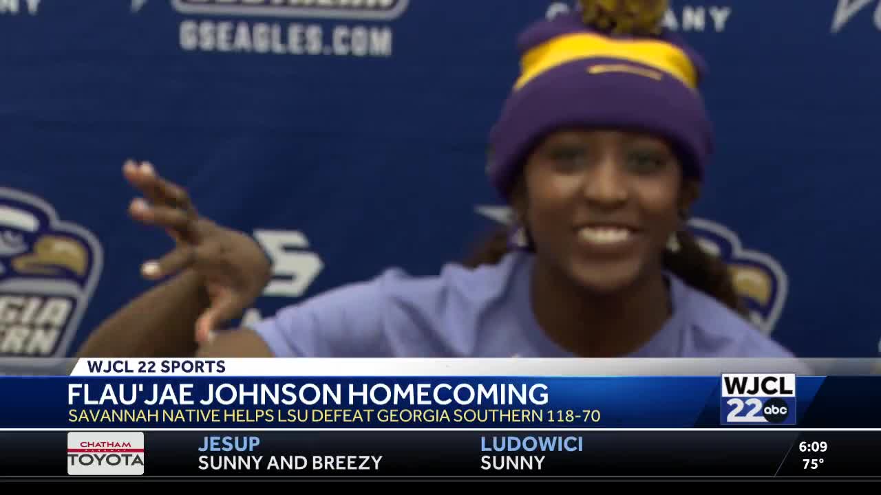 Flau’jae Johnson shines in homecoming as No. 5 LSU defeats Georgia Southern