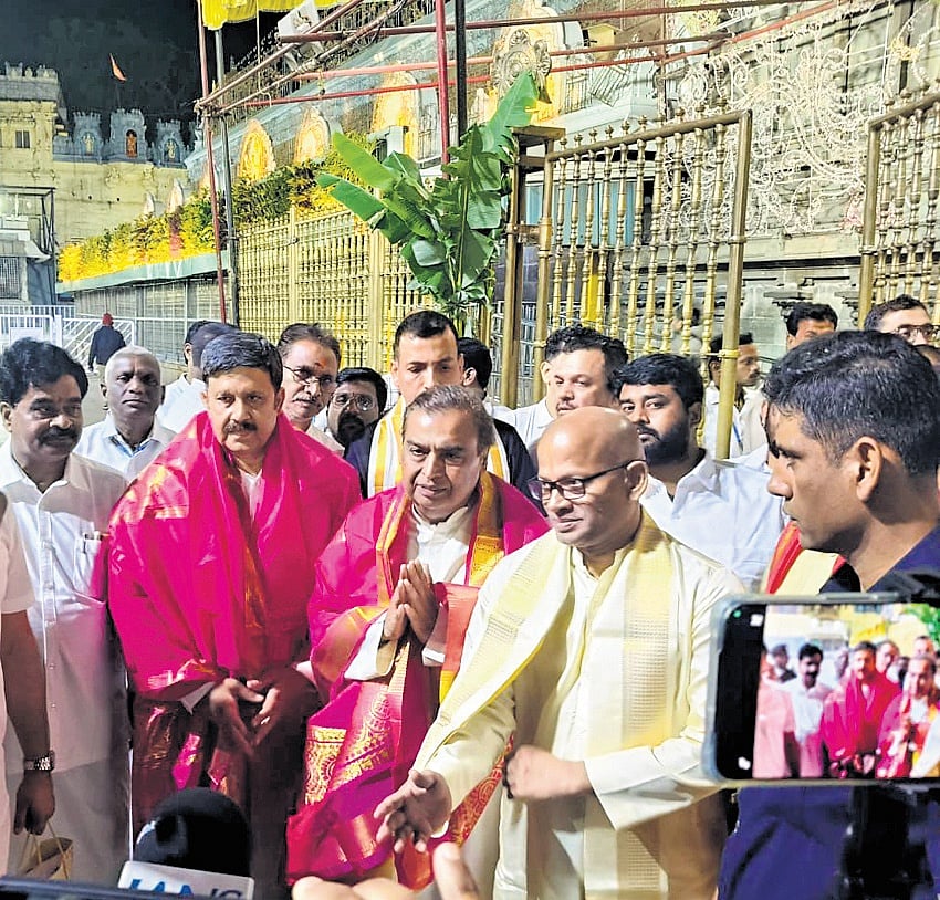 Mukesh Ambani offers to build new Tirumala kitchen