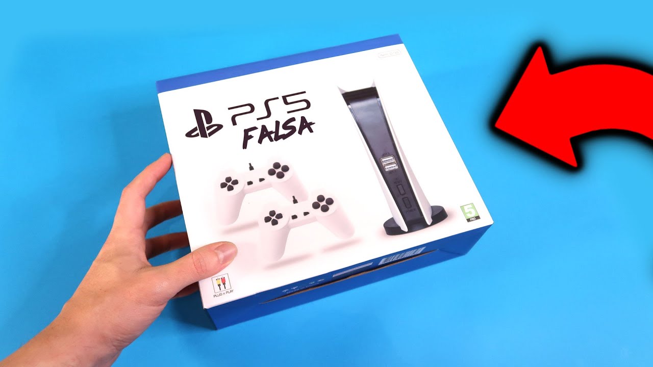 Compré esta PS5 en ALIEXPRESS y me llegó esto tan fake... 😐