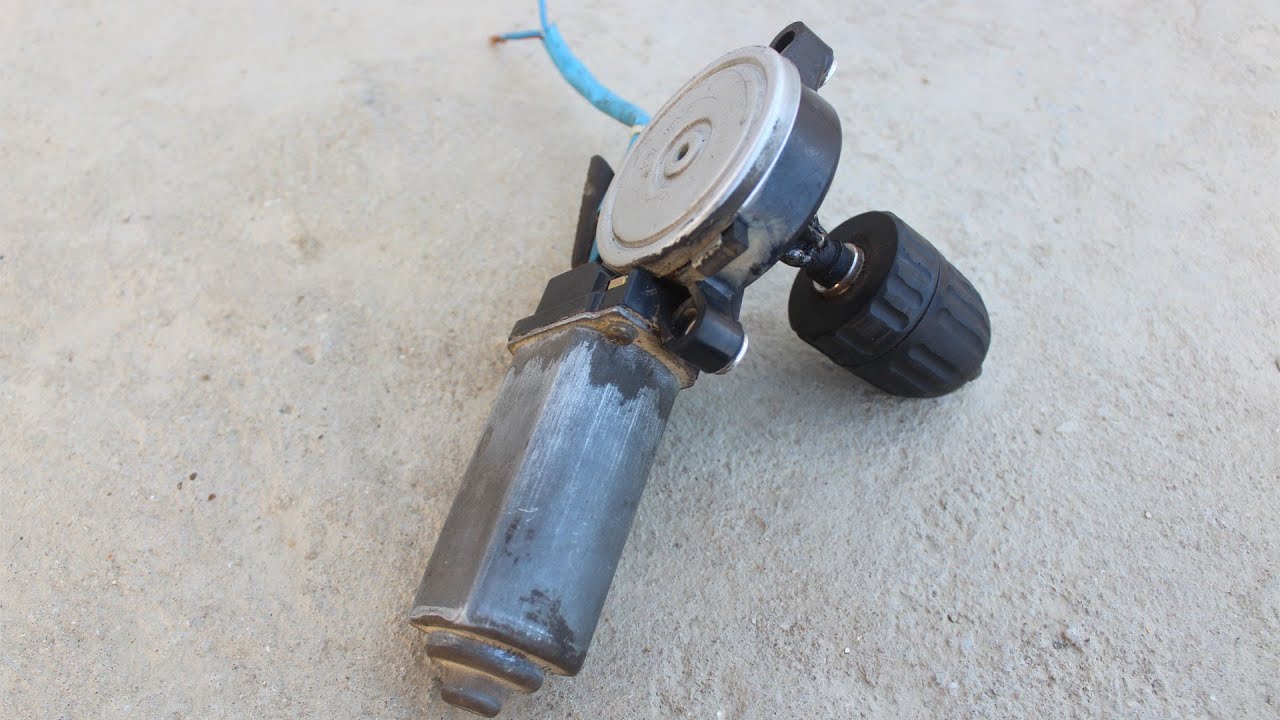Cool idea! Do not throw away old car window motor