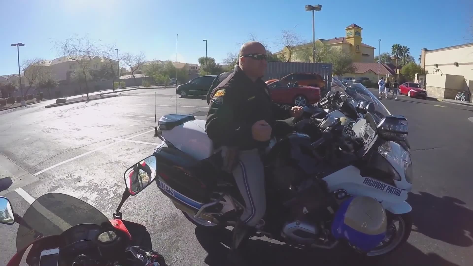 Top biker and police interactions showcase dramatic encounters