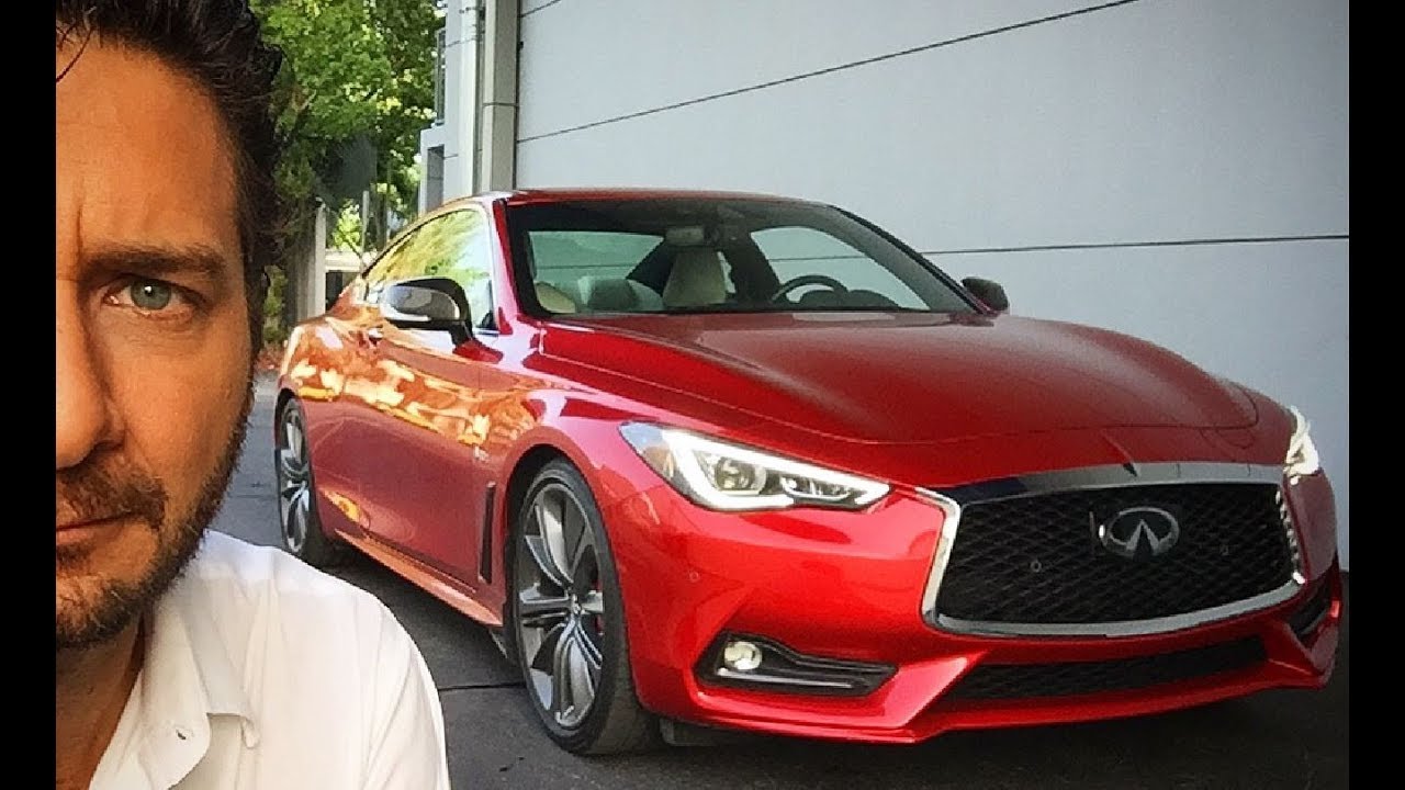 Infiniti Q60 sports coupe red sport 400 2018 | Detalles en vivo