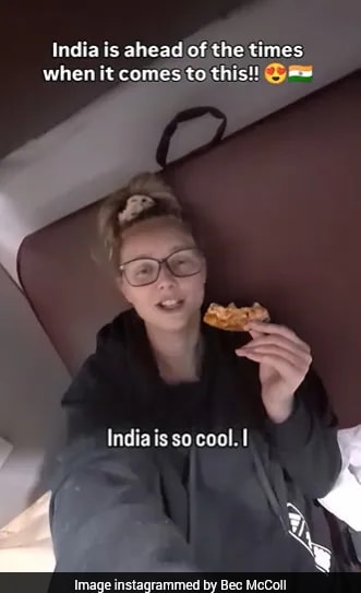Australian Woman Amazed By Food Delivery In Indian Train: "The Coolest ...