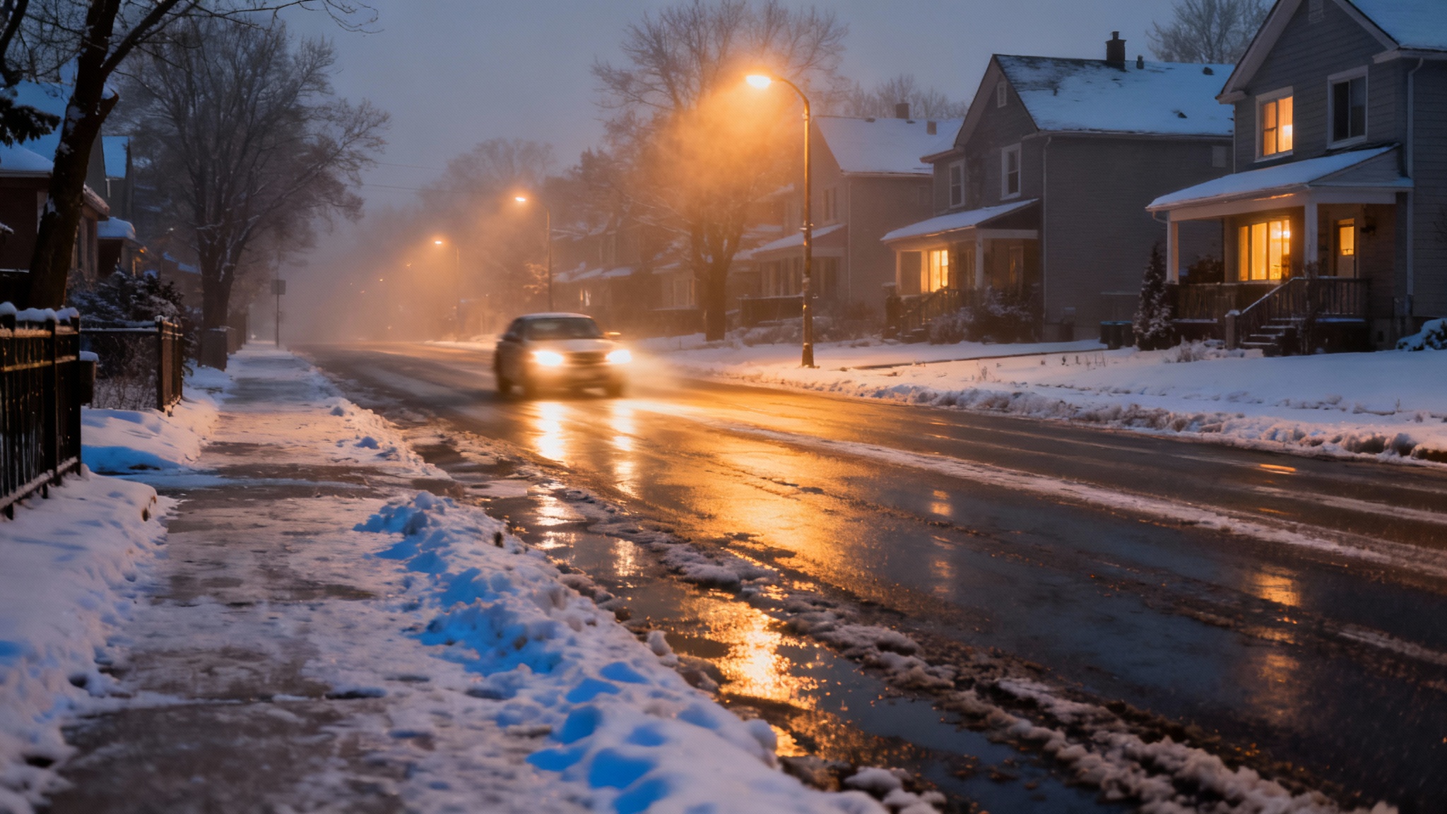 L’hiver s’installe au Québec : la première neige sème le chaos sur les ...