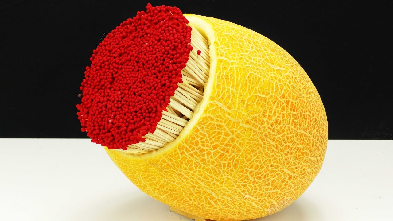 Smart experiment: melon vs matches
