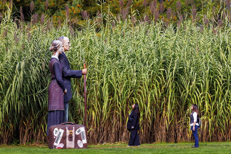 Column: Grounds for Sculpture is surreal, surprising, and my favorite ...