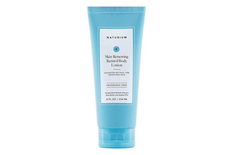A shopper in their 60s said this Naturium retinol body lotion turned ...