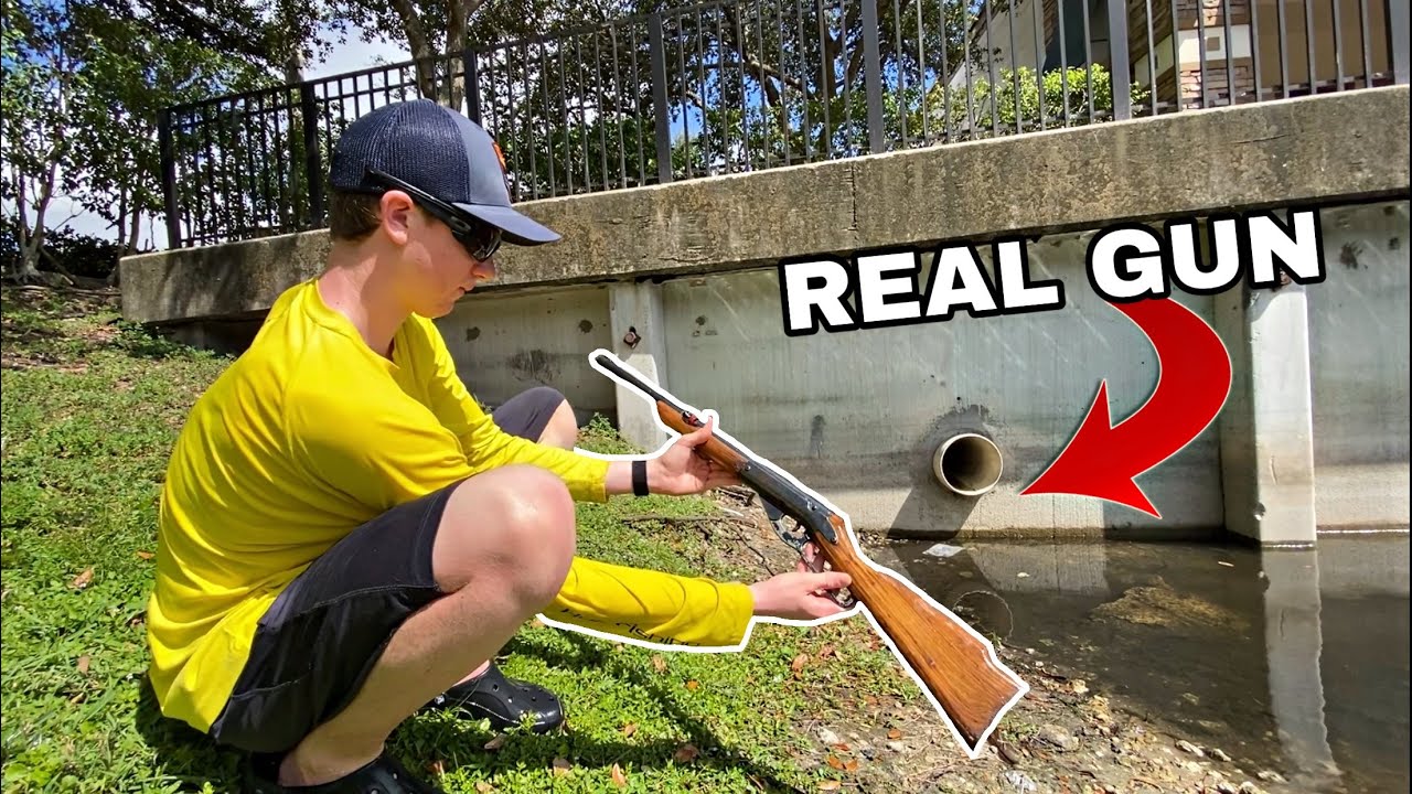 I found a gun while fishing