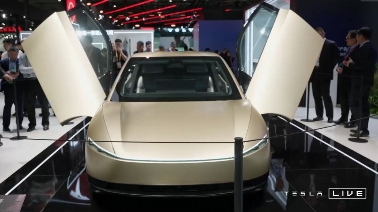 2026 Tesla Cybercab – Walkaround auf der CIIE Shanghai