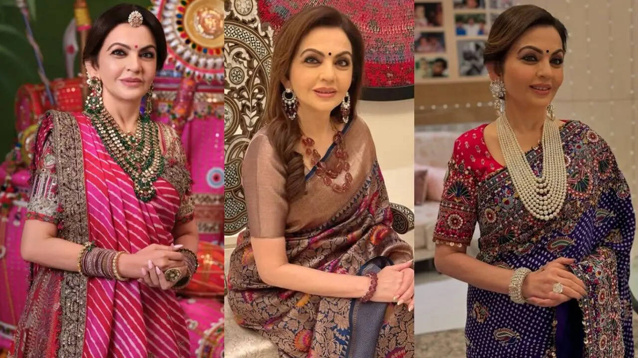 Nita Ambani's Saree And Lehenga Looks Every Bride's Mom Should Take ...