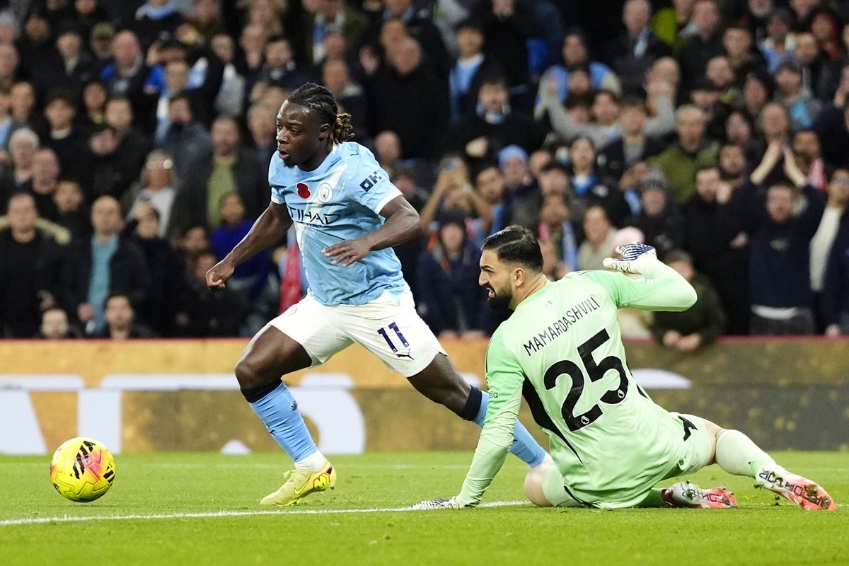 Man City winger Jeremy Doku confident he can build on superb Liverpool display