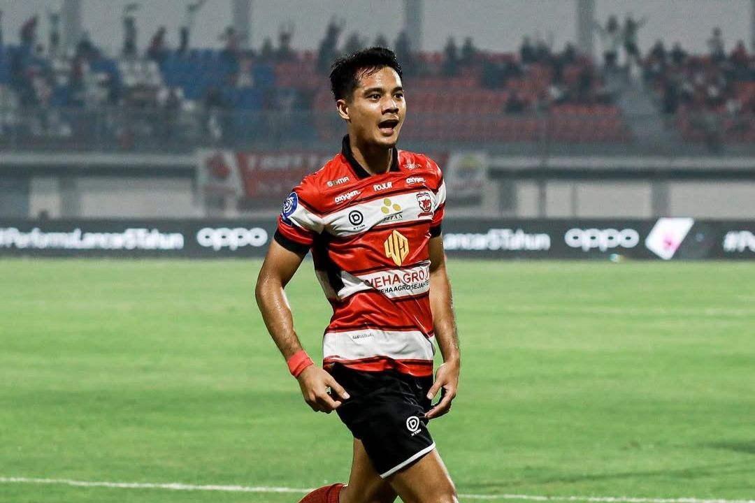 Beri Pujian untuk Ruxi, Simak 3 Fakta Gol Debut Aji Kusuma di Laga Kemenangan Madura United vs ...