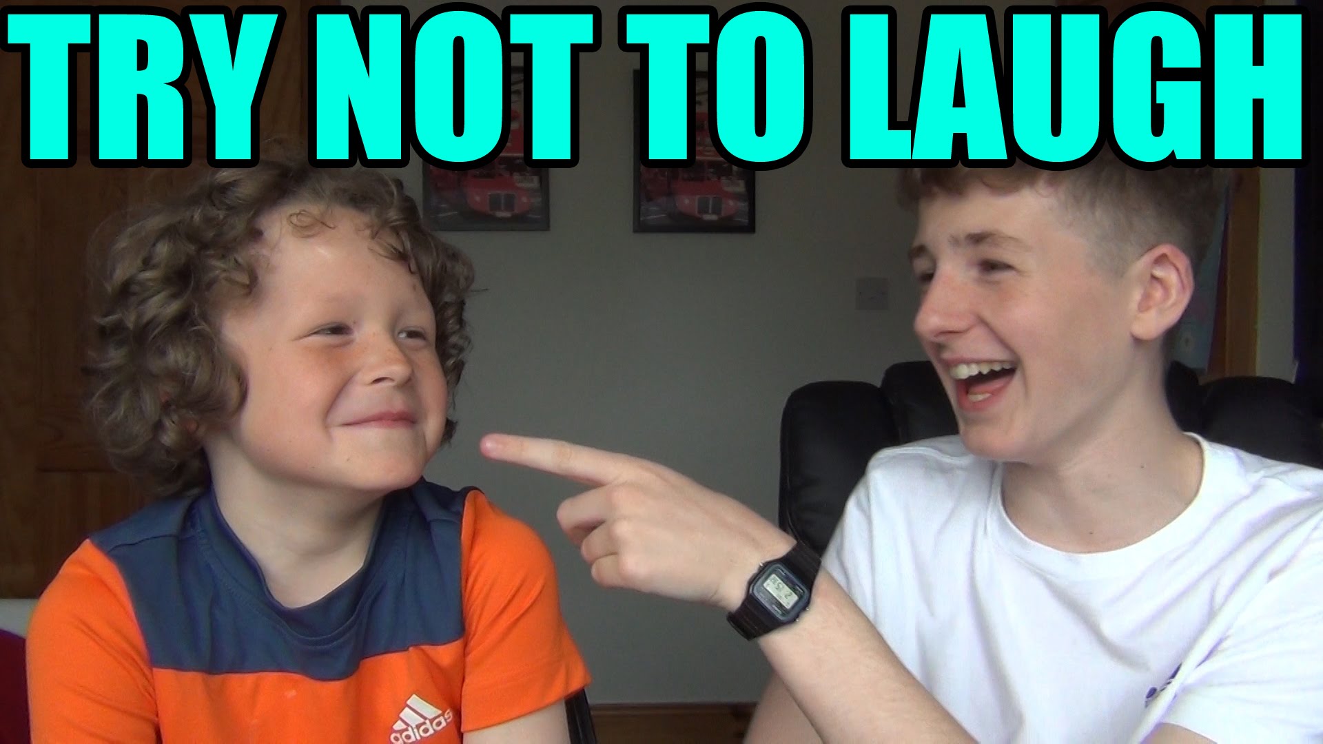 Try Not to Laugh Challenge with Callum