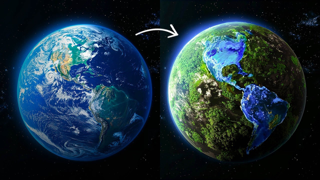 What if water and land suddenly traded places?